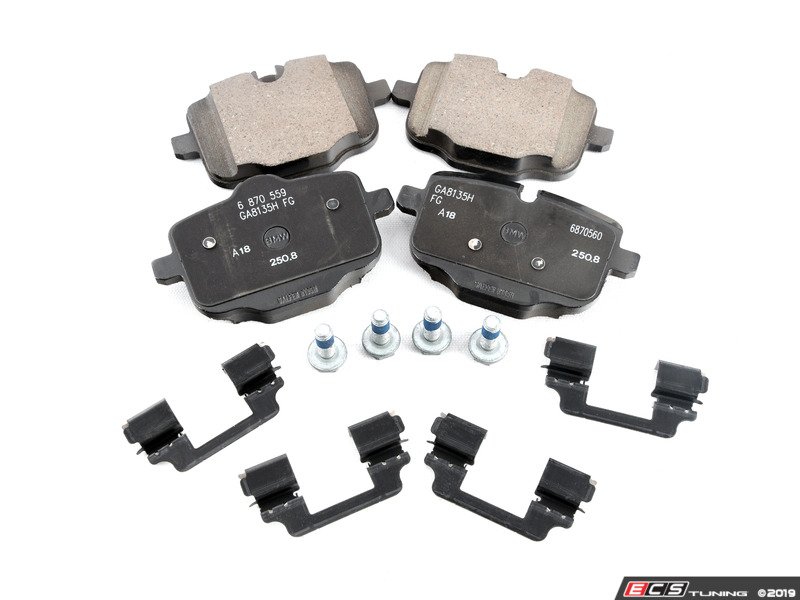 Genuine BMW - 34216870552 - Rear Brake Pad Set (34-21-6-870-552)