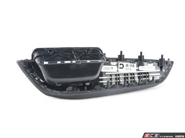 Genuine BMW - 51417246397 - Armrest - Left - Schwarz (51-41-7-246-397)