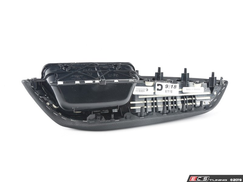 Genuine BMW - 51417246397 - Armrest - Left - Schwarz (51-41-7-246-397)