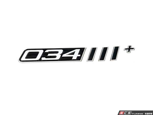 034Motorsport - 034-A06-0002 - 034Motorsport Dynamic+ Badge