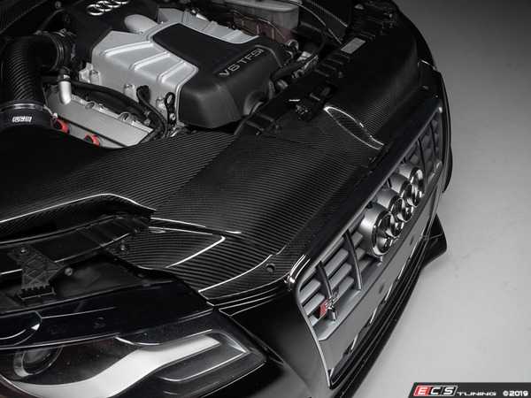 ECS - 024713ecs01KT - Audi B8 A4/S4 Pre-Facelift Carbon Fiber Radiator ...