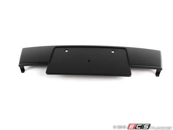 Genuine Volkswagen Audi - 8K0807285C3FZ - License Plate Bracket - Black ...