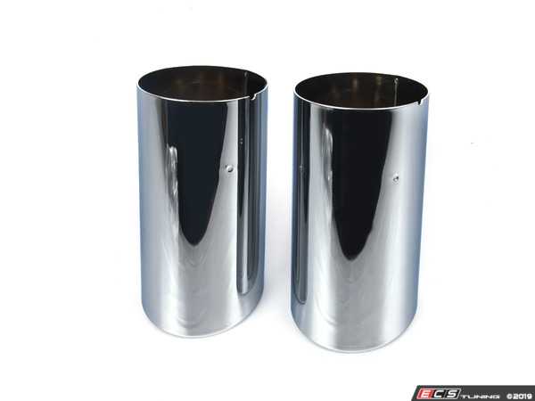 Genuine Volkswagen Audi - 8P0071761 - Exhaust Pipe Tips - Chrome (8P0 ...