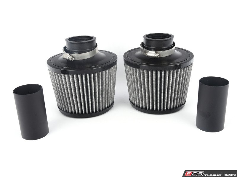 Burger Motorsports - BMS-N54-DCI-W - Performance Dual Cone Intake - White