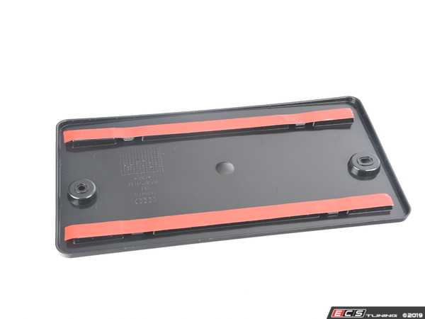 Genuine Volkswagen Audi - 8V5827113B9B9 - License Plate Bracket - Rear ...