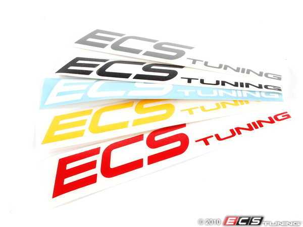 ECS - ECS1.5X9WSSILVER - ECS Tuning Window Sticker-Priced Each