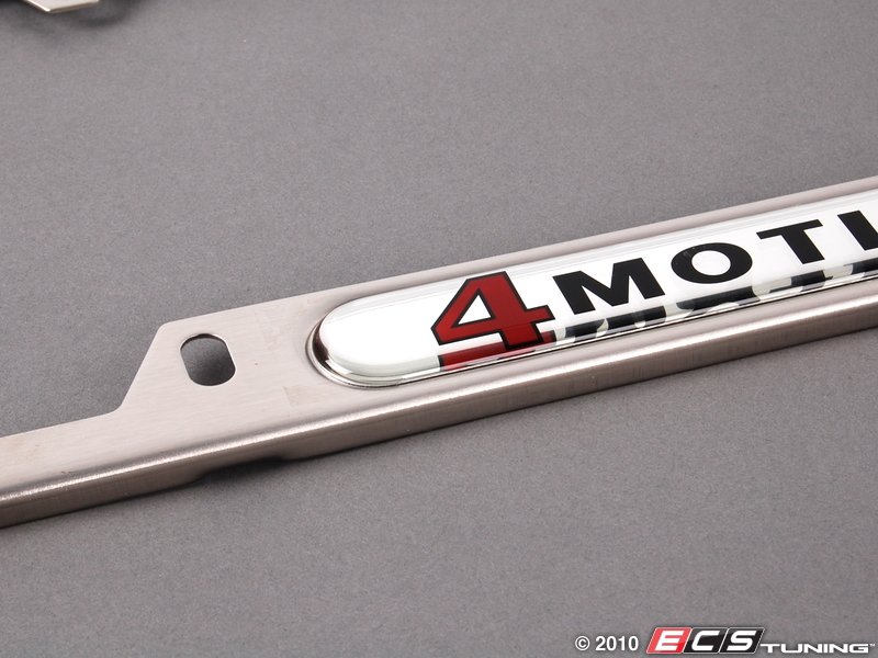 Genuine Volkswagen Audi - ZVW355015 - 4Motion Plate Frame - (NO LONGER ...