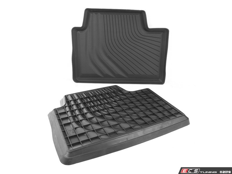 Genuine BMW - 51472462751 - Rear Rubber Floor Mat Set (51-47-2-462-751)