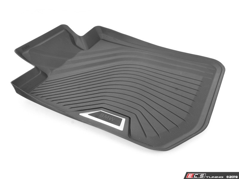 Genuine BMW - 51472462750 - Front Rubber Floor Mat Set (51-47-2-462-750)