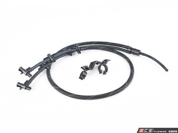 Genuine Volkswagen Audi - 059130218qKT - Fuel Hose - with bracket