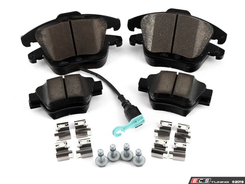 Genuine Volkswagen Audi - 5k0698451cktKT - Front & Rear Brake Pad Kit ...