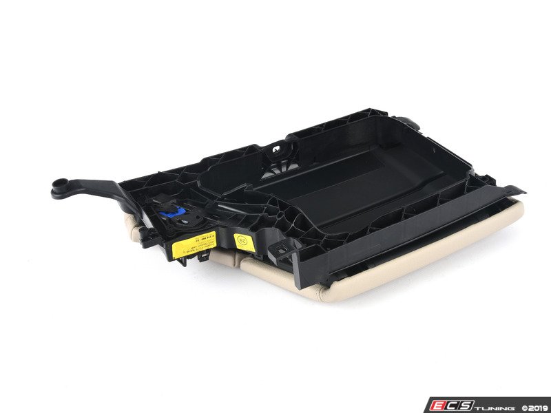 Genuine BMW - 51169216868 - Armrest Leather - Front Middle, Oyster (51 ...