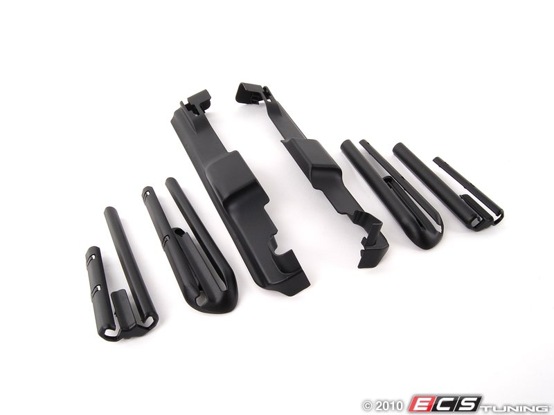 Genuine BMW - 52108217291 - Seat rail trim - black (52-10-8-217-291)