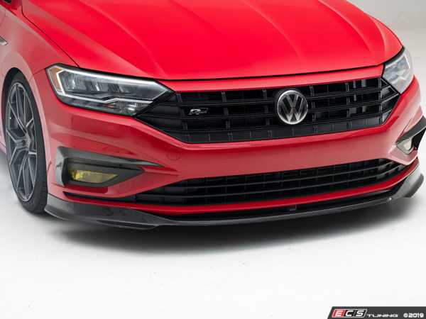 ECS - 027359ecs01KT - MK7 Jetta Carbon Fiber Front Lip Spoiler