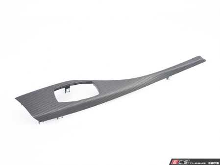 Genuine BMW - 51168065423 - Center Console Cover - Carbon (51-16-8-065-423)