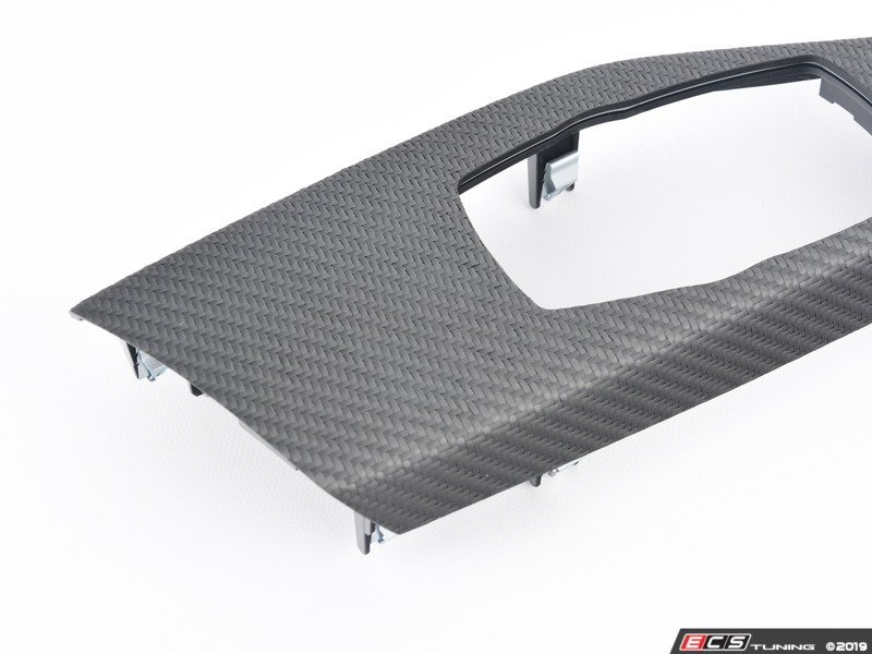 Genuine BMW - 51168065423 - Center Console Cover - Carbon (51-16-8-065-423)