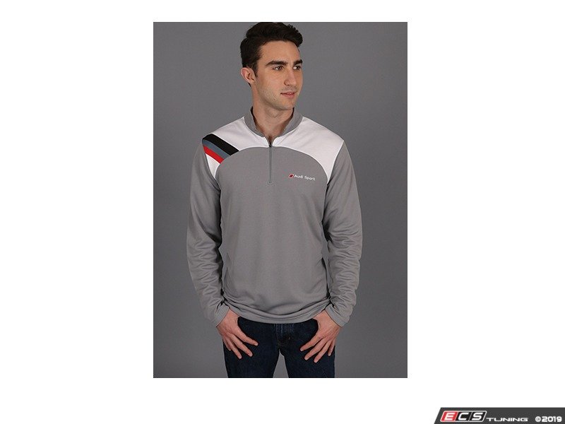 Genuine Volkswagen Audi - ACM2034GRYLG - Audi Sport All Season Pullover ...