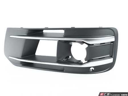 Genuine Volkswagen Audi - 4M0807681AA4W3 - GRILL (4M0 807 681 AA 4W3)