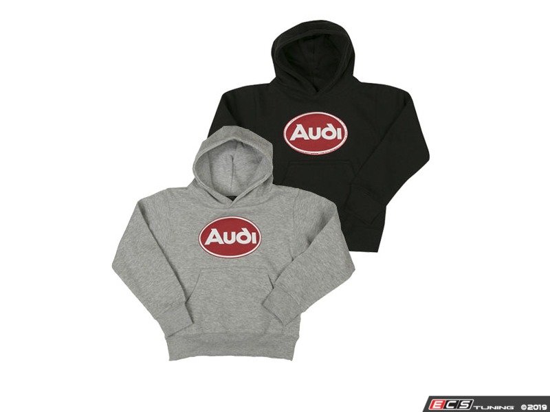 Genuine Volkswagen Audi - ACM2693GRYSM - Heritage Hoodie - Grey - Youth ...