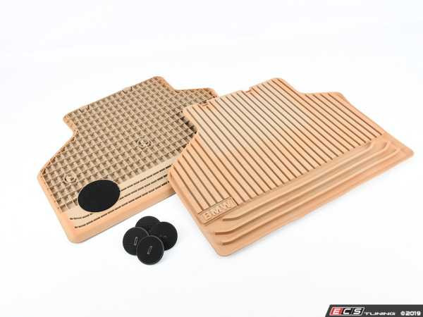 Genuine BMW - 51472346806 - F07 All-Weather Floor Mat Rear - Beige (51 ...
