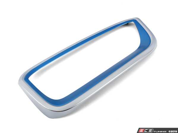 Genuine BMW - 51137375883 - Front Grill - Left - Blue (51-13-7-375-883)