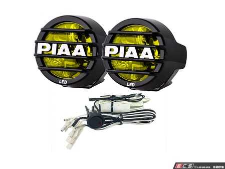 PIAA - 22-05370 - LP530 3.5" LED Ion Yellow Fog Light Kit, SAE Compliant