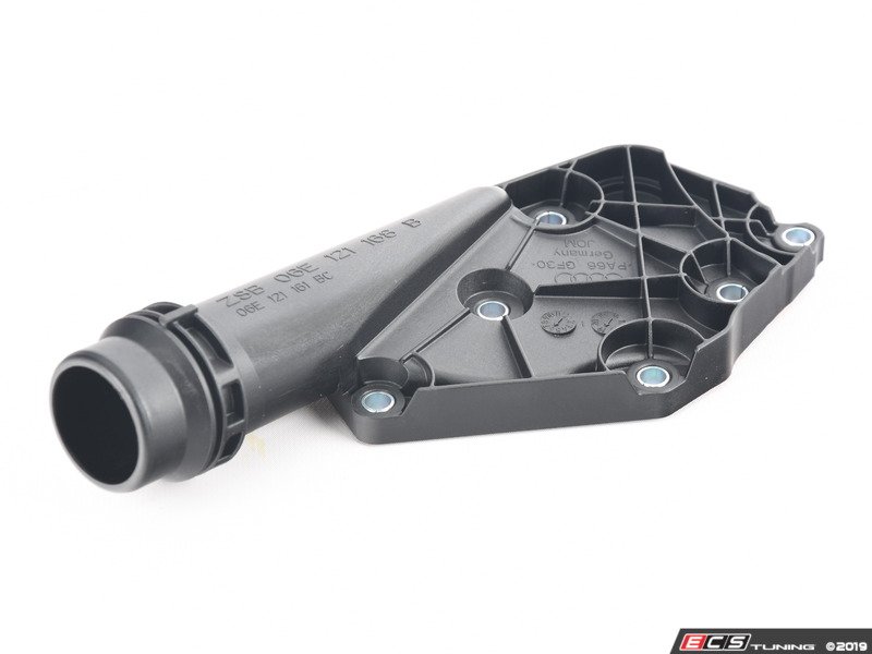 Genuine Volkswagen Audi - 06E121168B - Coolant flange (06E 121 168 B)