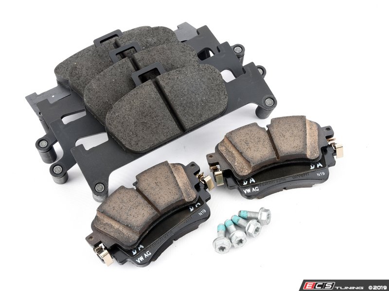 Genuine Volkswagen Audi - 8w0698151adKT - Front & Rear Brake Pad Set ...