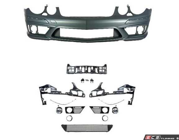 Suvneer - W211E63FT - W211 E63 Front Bumper Conversion Kit