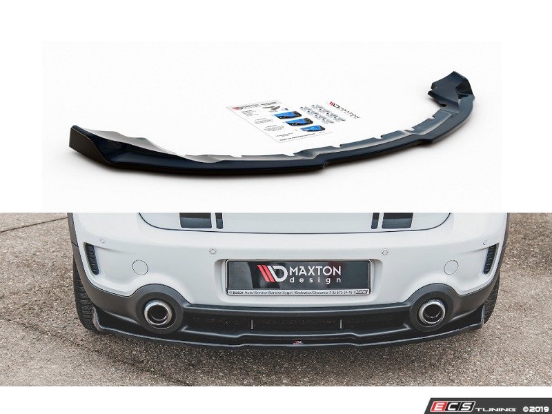 Maxton Design - MCCOS1RD1C - Central Rear Splitter MINI Countryman R60 ...