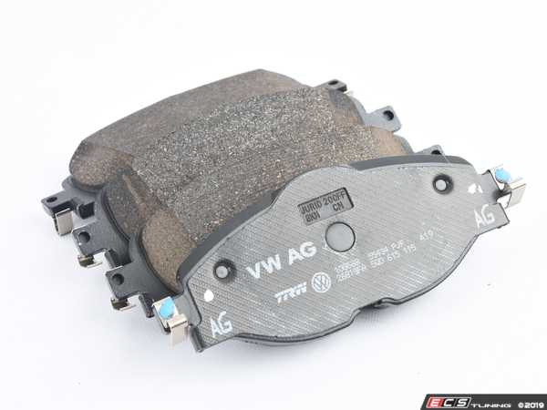Genuine Volkswagen Audi - 5QD69815KT - Front & Rear Brake Pad Kit ...