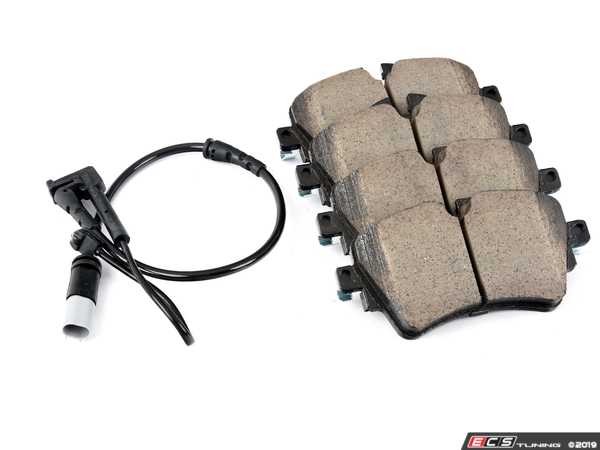 Akebono - EUR1801 - Front Euro Ceramic Brake Pad Set EUR1801
