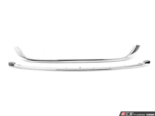 Genuine MINI - 51132751040KT - Upper & Lower Grille Trim Kit - Chrome S/JCW