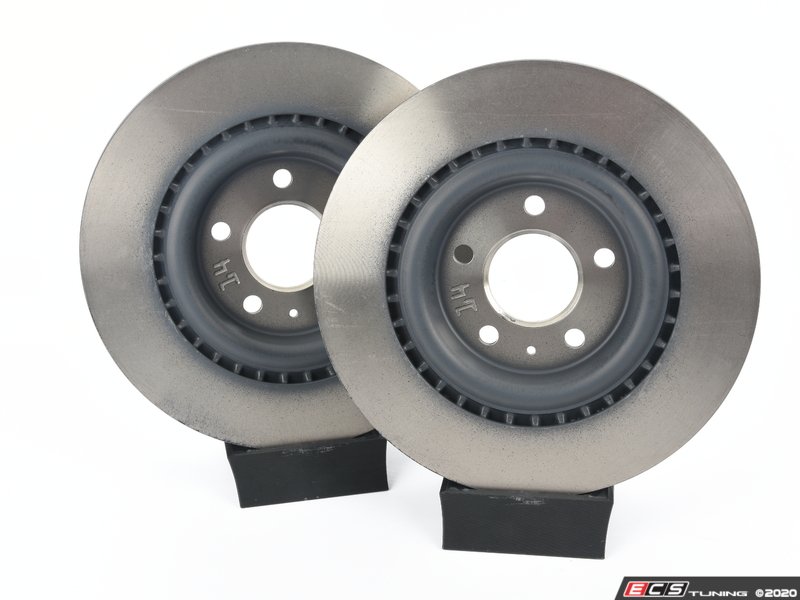 Genuine Volkswagen Audi - 4H0615601H - Rear Brake Rotors - Pair (330x22 ...