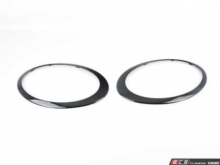Genuine MINI - 51138739497KT - Headlight Trim Ring Black Line - Set