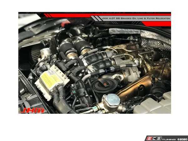 JH Motorsports - JHM-079115175G - Stainless Braided Turbo Oil Line And ...