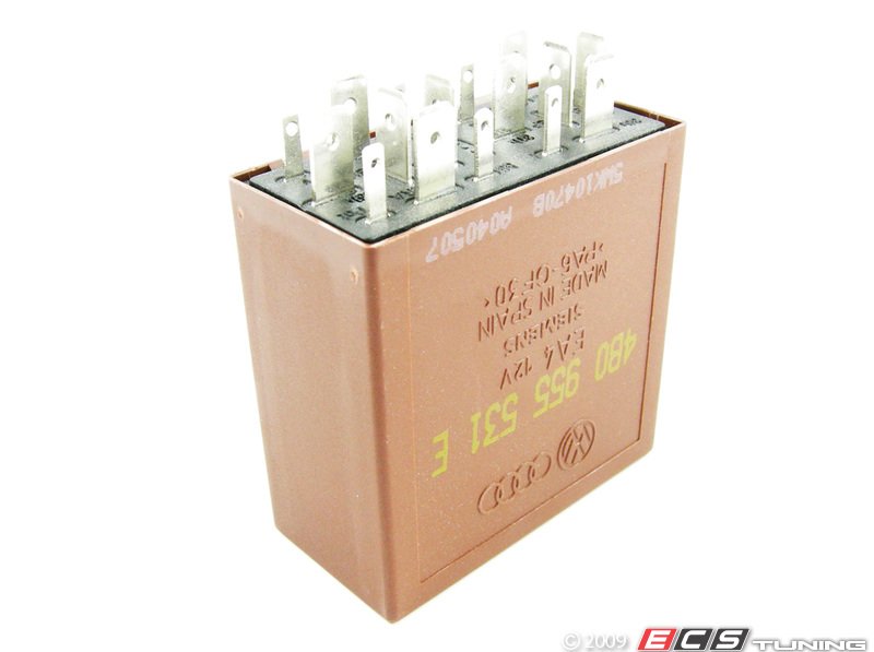 Original Equipment Supplier - 4B0955531E - Intermittent Wiper Relay ...