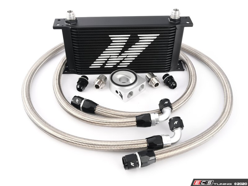 Mishimoto - MM0CULBK - Universal Oil Cooler - 19 Row - Black