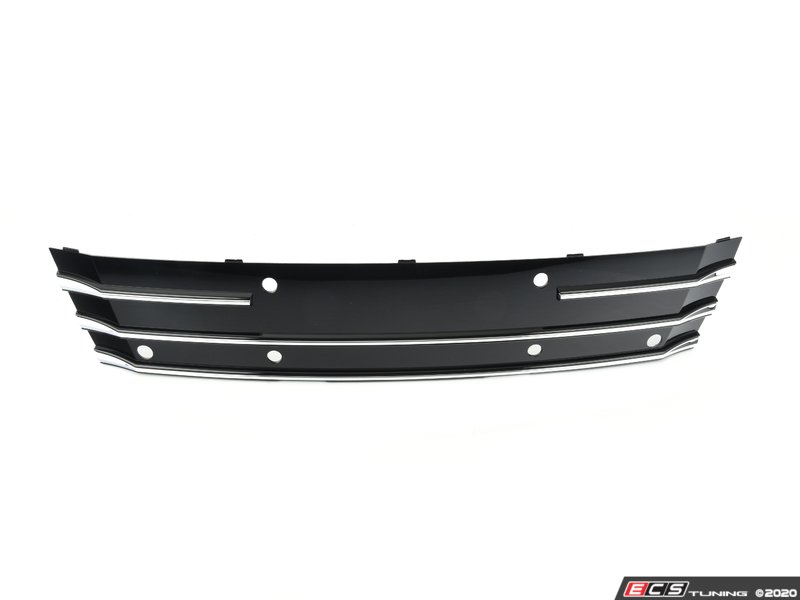 Genuine Volkswagen Audi - 4G8807287ET94 - Plate Filler - Glossy Black ...