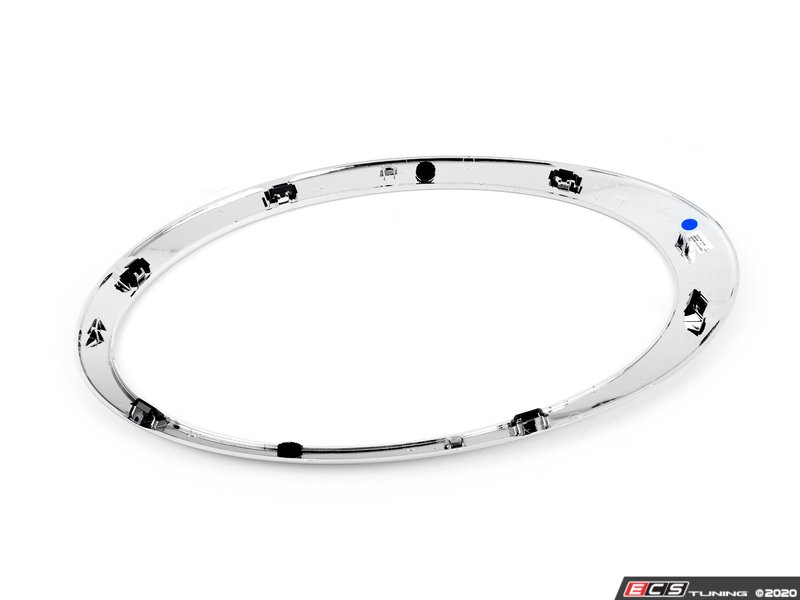Genuine MINI - 51137351371 - Chrome Headlight Ring - Left (51-13-7-351-371)
