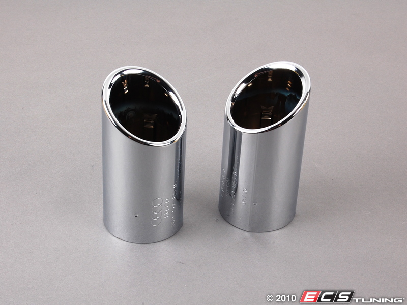 Genuine Volkswagen Audi - 8K0071761 - Chrome Exhaust Tips - Set Of Two ...