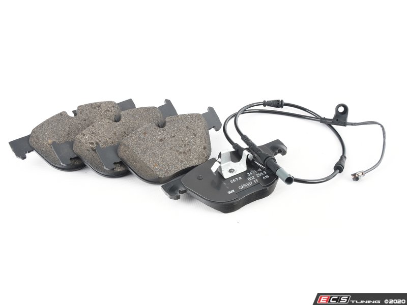 Genuine BMW - 34112413068 - Brake Pad Set w/ Sensors - Front - (NO ...