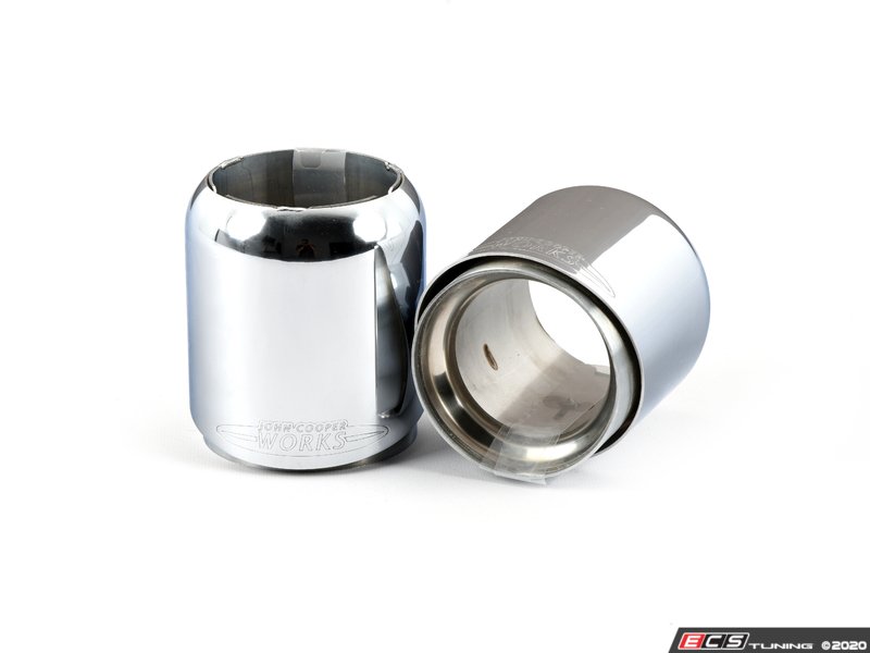 Genuine MINI - 18302355304KT - JCW Tuning Kit Exhaust Tip - Chrome Set Of 2