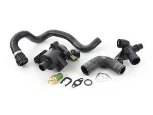 Audi B6 A4 Quattro 1.8T Engine Coolant Flanges & Parts - ECS Tuning