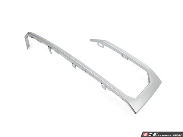 Genuine BMW - 51117449691 - CHROME STRIP, LEFT (51-11-7-449-691)