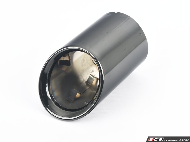 Genuine BMW - 18308485758 - TAILPIPE TIP, BLACK CHROME (18-30-8-485-758)