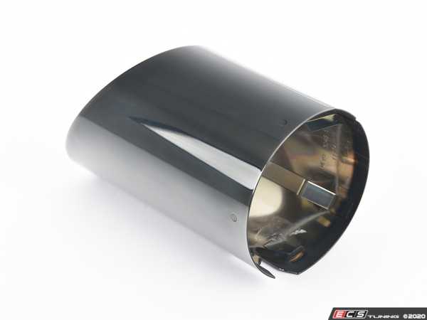 Genuine BMW - 18308485758 - TAILPIPE TIP, BLACK CHROME (18-30-8-485-758)