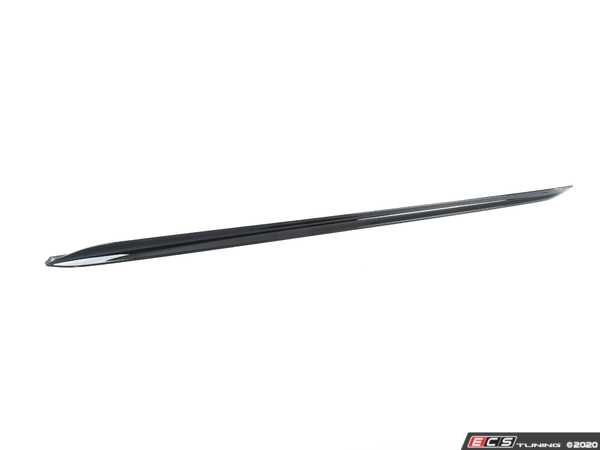 Genuine BMW - 51192455896 - ROCKER PANEL COVER, BLACK, H (51-19-2-455-896)