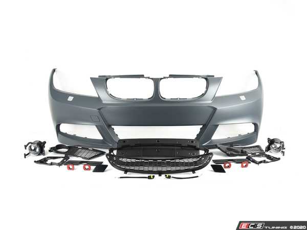 ECS - e90mtechftlci - M-Sport style Front Bumper Conversion