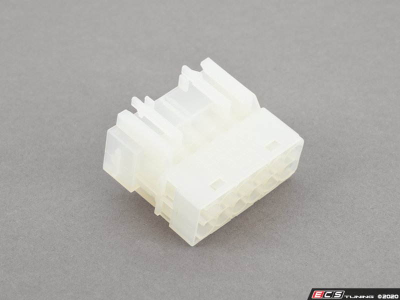 Genuine MINI - 61131378137 - PLUG HOUSING, WHITE (61-13-1-378-137)